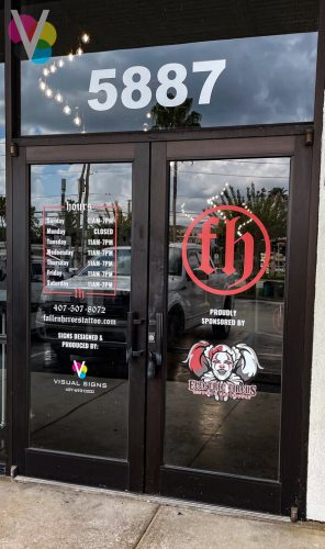 Vinyl Window Signs for Businesses | Commercial Window Signs | Orlando, FL